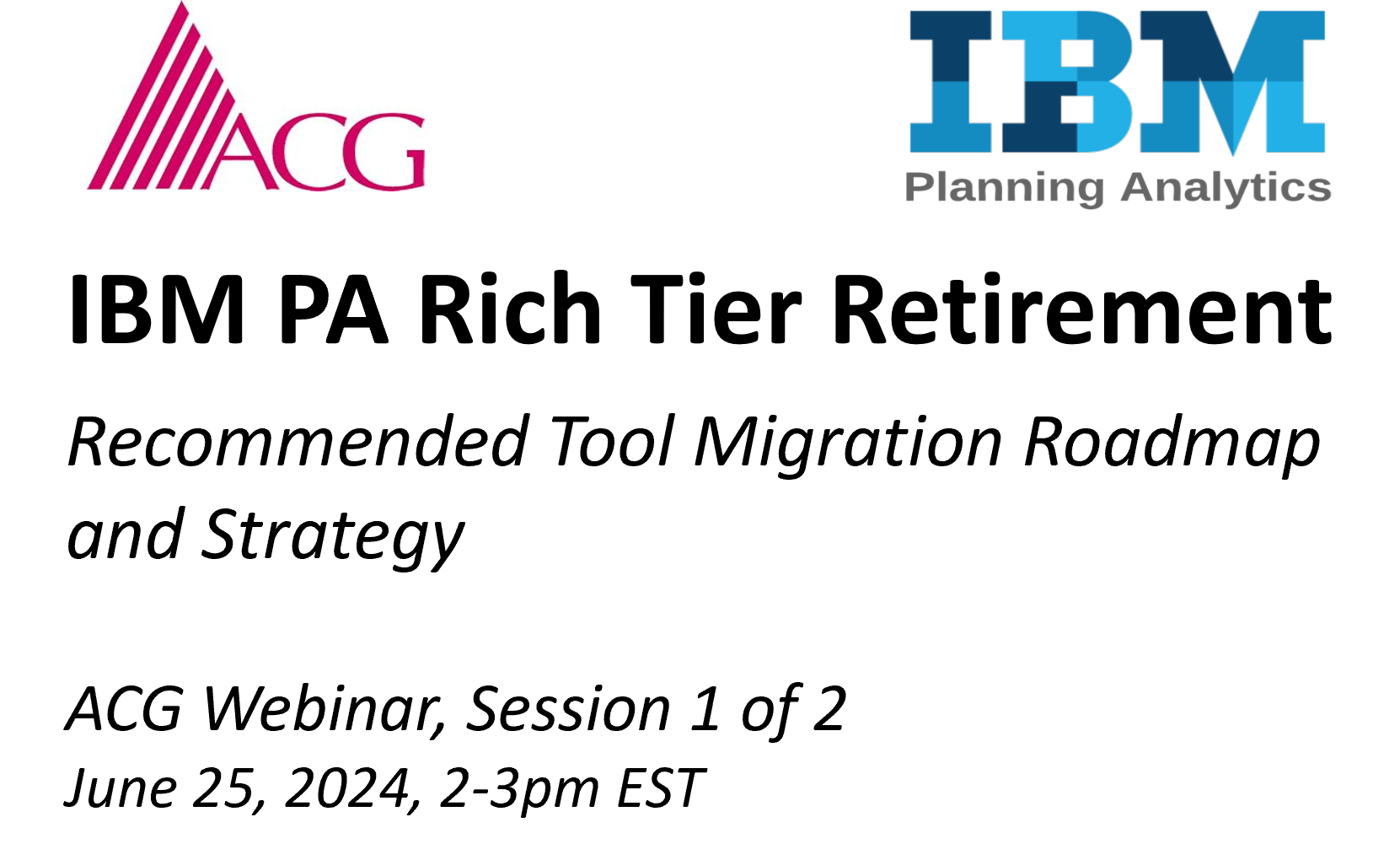 LP IBM PA Rich Tier Retirement - Session 1 of 2 June 25, 2024